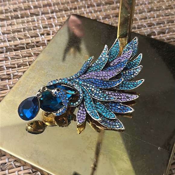 Accessories | Phoenix Shaped Rhinestone Brooch | Poshmark